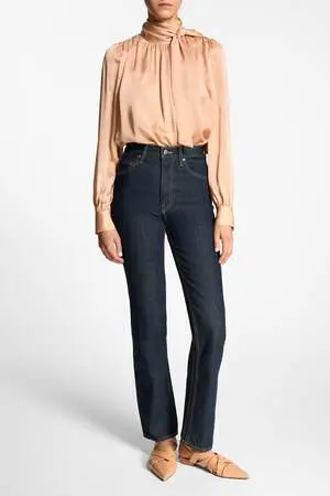 Ulla Johnson Agnes Straight Leg Jean - Tigris Rigid Wash
