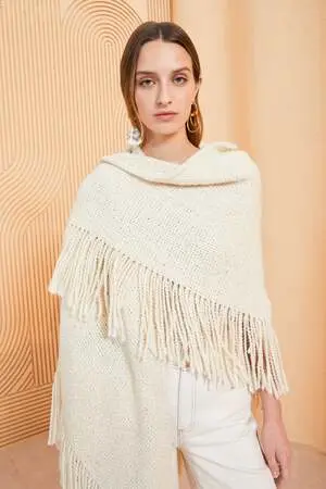 Ulla Johnson Martina Shawl - Cream