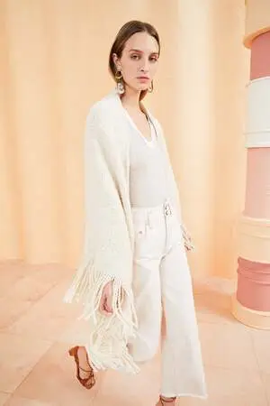 Ulla Johnson Martina Shawl - Cream