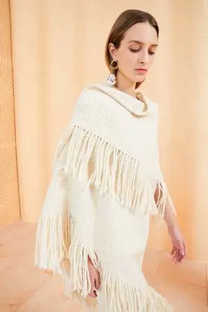 Ulla Johnson Martina Shawl - Cream