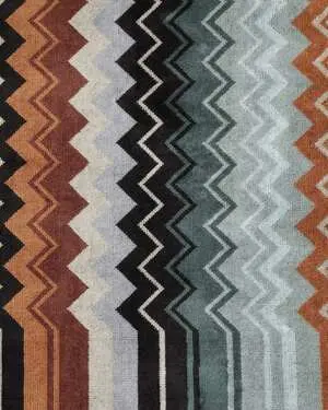 Missoni Giacomo Bath Sheet Verde Multi