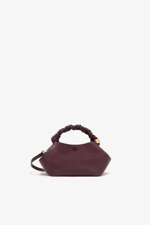 GANNI GANNI Small Bou Bag With Twisted Handle Red