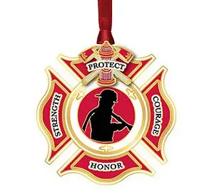 BEACON DESIGN Firefighter Ornament - One-color