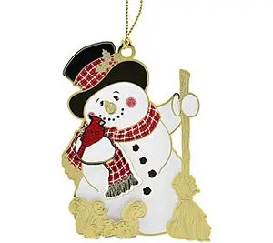 BEACON DESIGN Jolly Snowman Ornament By - One-color