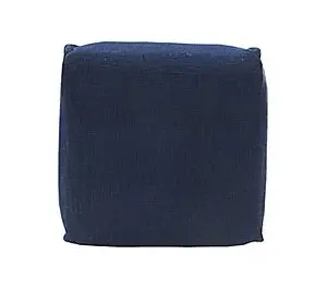 OX BAY TRADING CO. Ox Bay Patchwork Cotton Pouf Ottoman