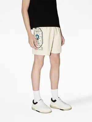 Amiri Fortune Logo-print Swimming Trunks
