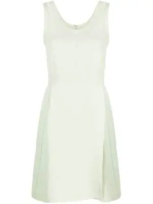 JIL SANDER Sleeveless A-line Mini Dress - Green
