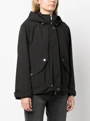 MOORER Jill-stp Hooded Jacket - Black