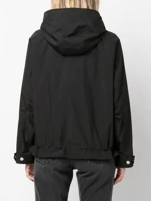 MOORER Jill-stp Hooded Jacket - Black