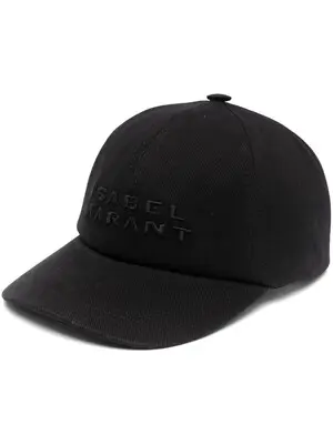 Isabel Marant Tyron Logo-embroidered Cap - Black