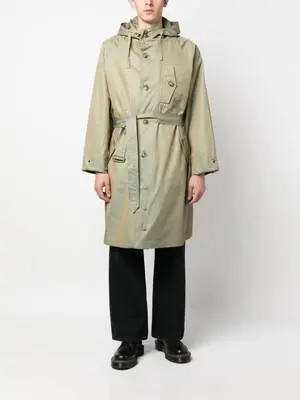 BARACUTA Metallic-finish Trench Coat