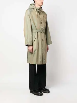 BARACUTA Metallic-finish Trench Coat