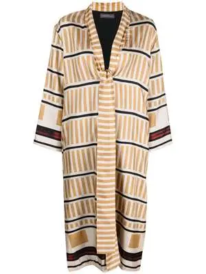 Lorena Antoniazzi Abstract-print Kaftan Dress