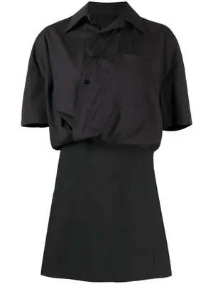 JNBY Short-sleeved Wrap Dress - Black