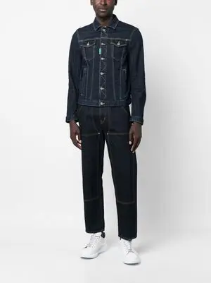 Dsquared2 Embroidered-slogan Denim Jacket