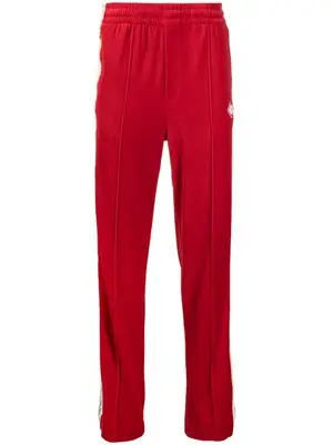 Casablanca Logo-patch Striped Track Pants - Red