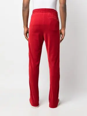 Casablanca Logo-patch Striped Track Pants - Red