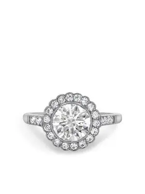 PRAGNELL Platinum Diamond Ring - Silver