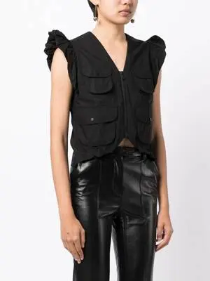 JNBY Ruffle Sleeve Top