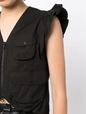 JNBY Ruffle Sleeve Top