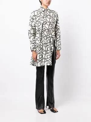 JNBY Graphic-print Shirt Dress