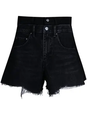 JNBY Raw-cut Denim Shorts