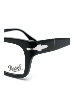 Persol Logo-plaque Eyeglasses - Black