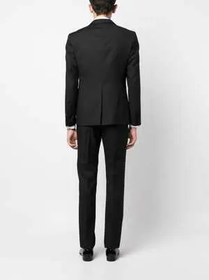 Tagliatore Slim-cut Three-piece Dinner Suit - Black