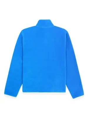 SPORTY & RICH Logo-embroidered Fleece Sweatshirt