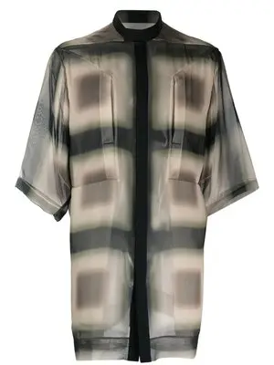 Rick Owens Semi-sheer Silk Shirt