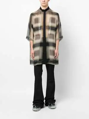Rick Owens Semi-sheer Silk Shirt