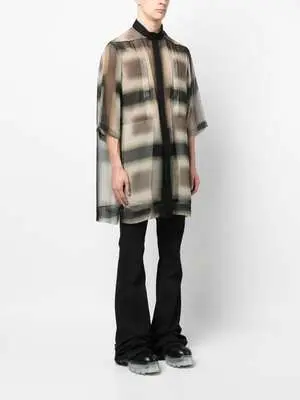 Rick Owens Semi-sheer Silk Shirt