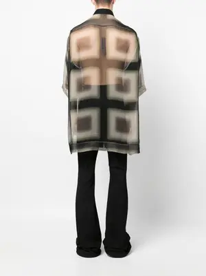 Rick Owens Semi-sheer Silk Shirt