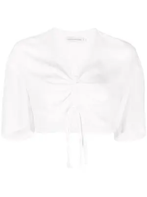 Christopher Esber Drawstring Crop Top