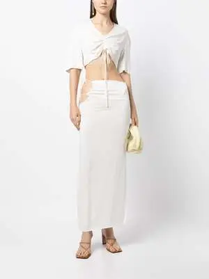 Christopher Esber Drawstring Crop Top