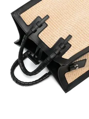 Casadei Baurivage Woven Tote Bag