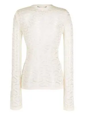 MARCO RAMBALDI Heart-motif Long-sleeved Top