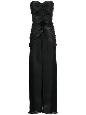 Costarellos Brigitta Cut-out Gown