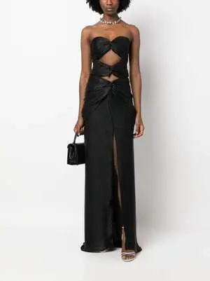 Costarellos Brigitta Cut-out Gown
