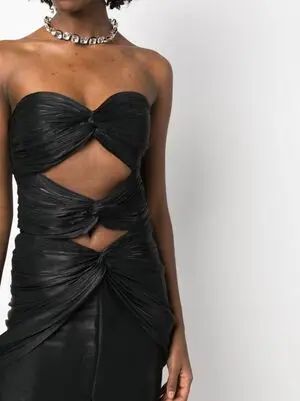 Costarellos Brigitta Cut-out Gown