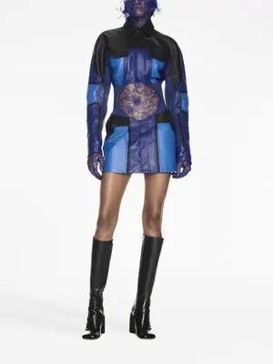 Off-White Floral-lace Glove-sleeve Body