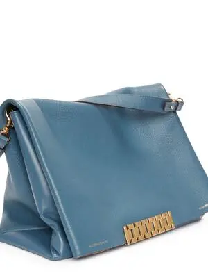 Victoria Beckham Jumbo-chain Leather Pouch