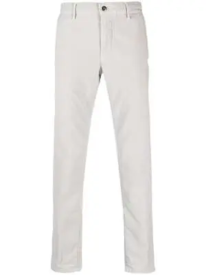 Incotex Mid-rise Cotton Tapered Trousers