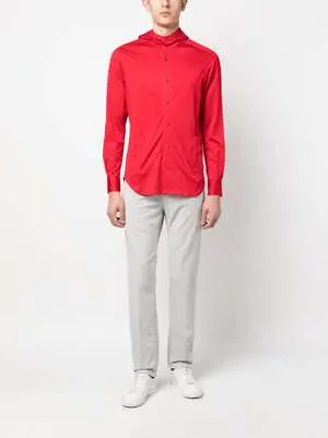 Incotex Mid-rise Cotton Tapered Trousers