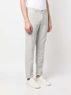 Incotex Mid-rise Cotton Tapered Trousers