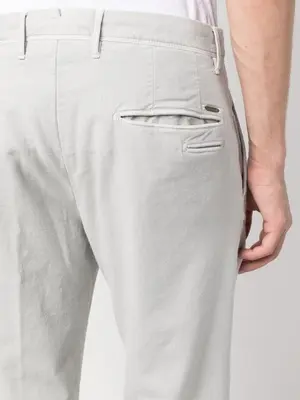 Incotex Mid-rise Cotton Tapered Trousers