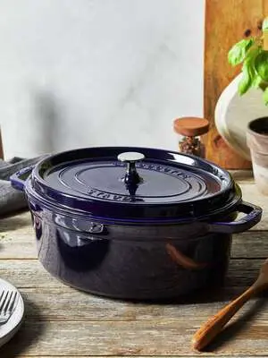 STAUB Cocotte Ovale Pan - Blue