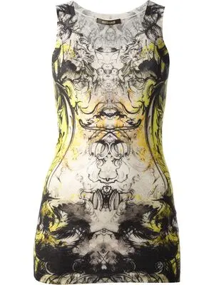 Roberto Cavalli Printed Tank Top