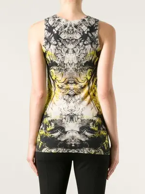 Roberto Cavalli Printed Tank Top