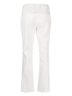 PT TORINO Flared Tailored Trousers - White